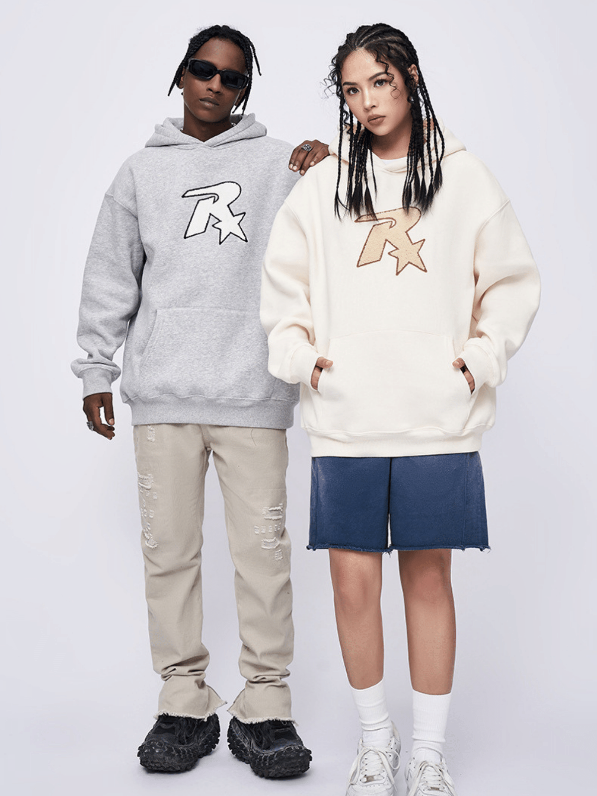 RSTAR - Regular Embroidered Hoodie